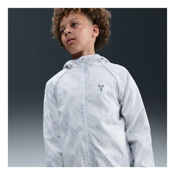 Nike Kobe Lightweight Woven Basketball Jacket - White/reflective Silver