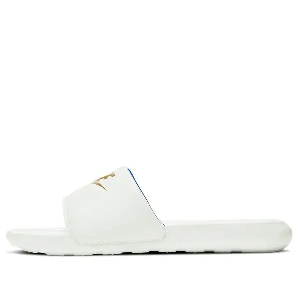 Nike Victori One Slide - White/gold/blue