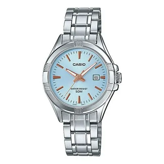 Casio Stainless Steel Quartz Watch - Blue