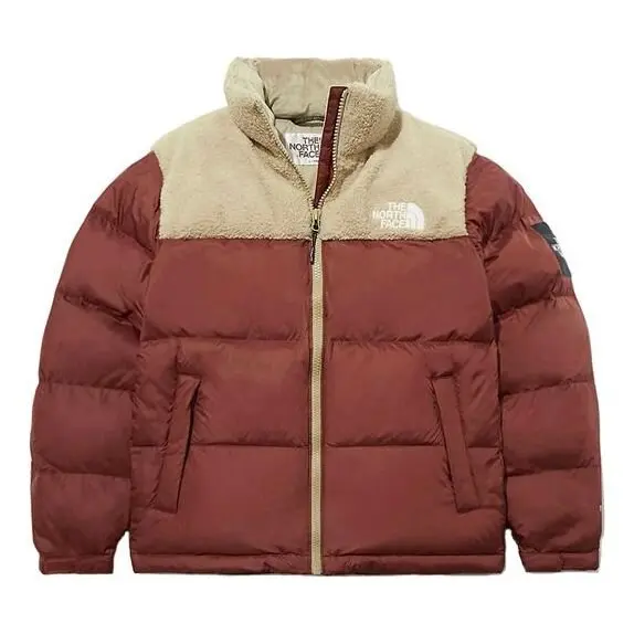 The North Face Eco Nuptse Fleece Jacket - Brown