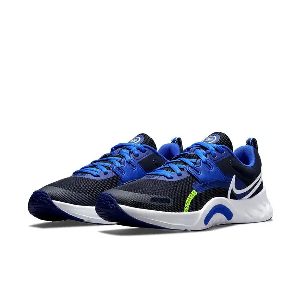 Nike Renew Retaliation Tr 3 Training Sneakers - Black/white/blue