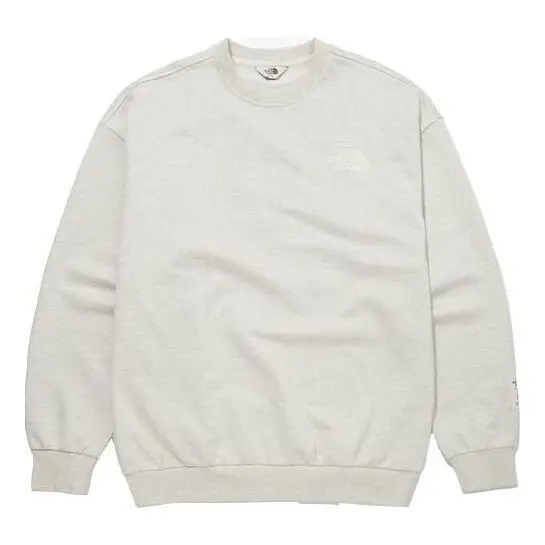 The North Face Logo Crewneck Sweater - Beige