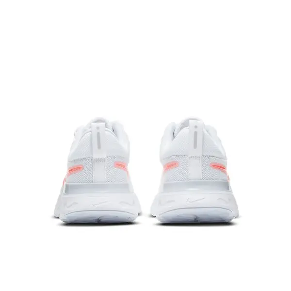 Nike React Infinity Run Flyknit 2 Athletic Sneakers - Silver/orange