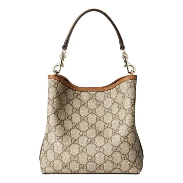 Gucci Gg Emblem Mini Bucket Bag - Monogram Canvas