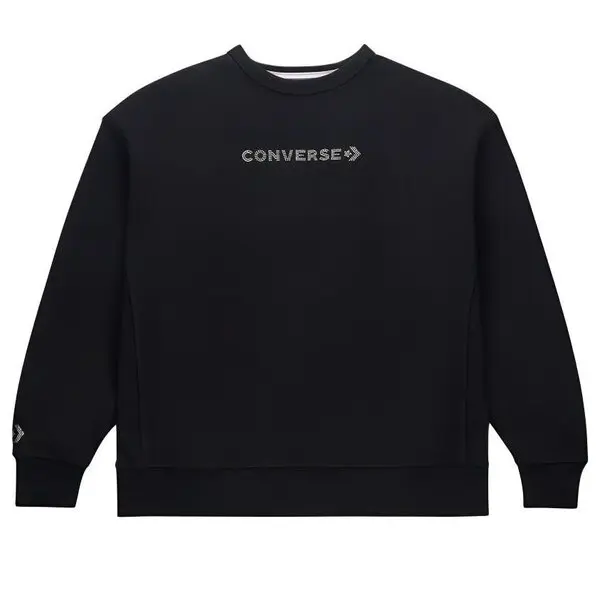 CONVERSE Gold Standard Crew Neck Sweatshirt With Swarovski Crystals Asia Sizing