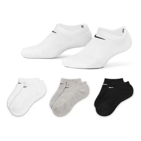 Nike Logo Ankle Socks 3 Pairs - Default Colorway