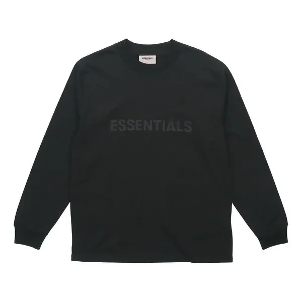 Fear Of God Fw20 Ss20 Boxy Long Sleeve T-shirt - Black