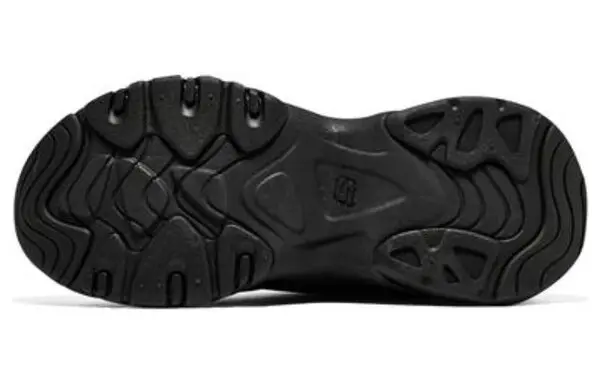 Sketchers D'lites 3.0 Air Sneakers - Black/gold
