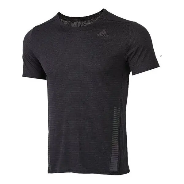 Adidas Premium Tee Reflective Running Sports Short Sleeve - Black