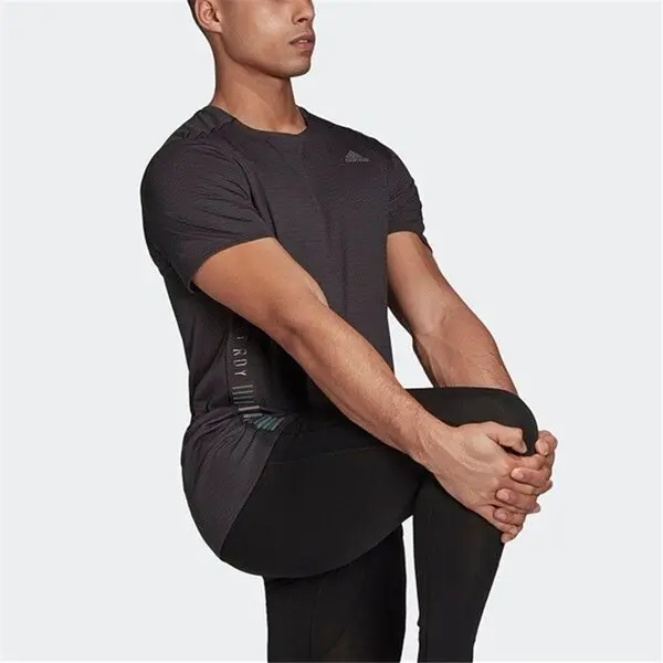 Adidas Reflective Short Sleeve Performance T-shirt - Black