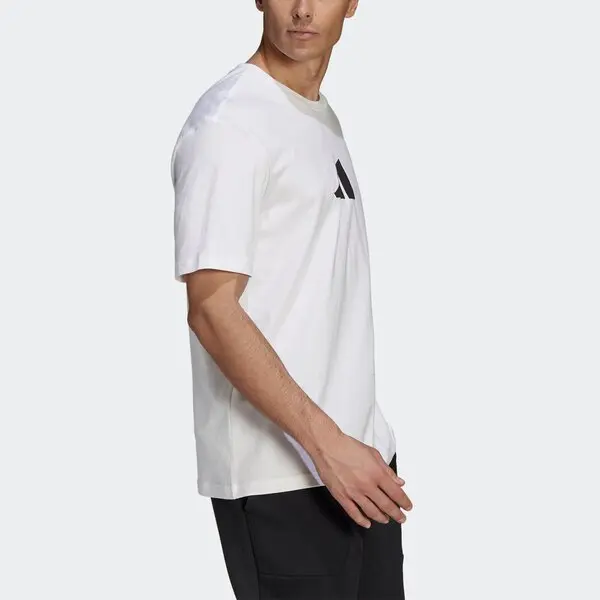 Adidas Camo Loose Tee Back Printing Sports Short Sleeve