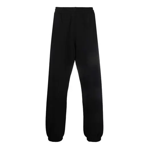 Off-White Fw21 Arrow Logo Pattern Sports Pants/trousers/joggers - Black
