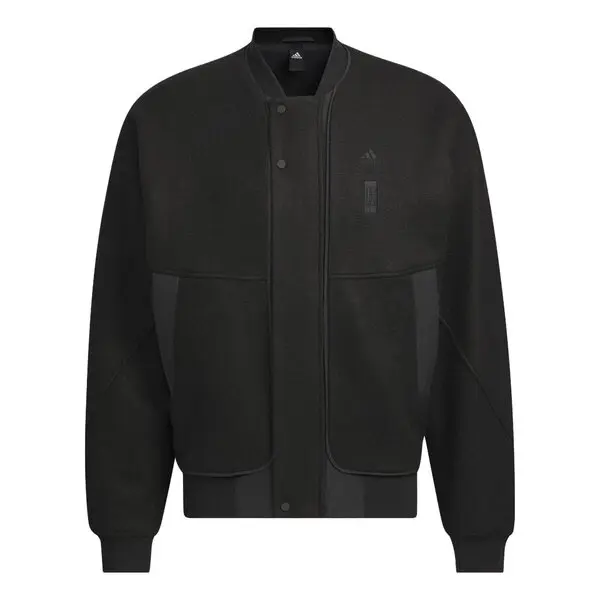 Adidas Wuji Melton Bomber Jacket - Black