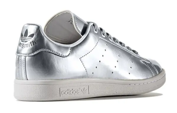 Adidas Stan Smith Metallic Silver Low Top Sneakers
