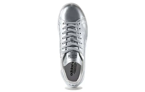 Adidas Stan Smith Metallic Silver Low Top Sneakers