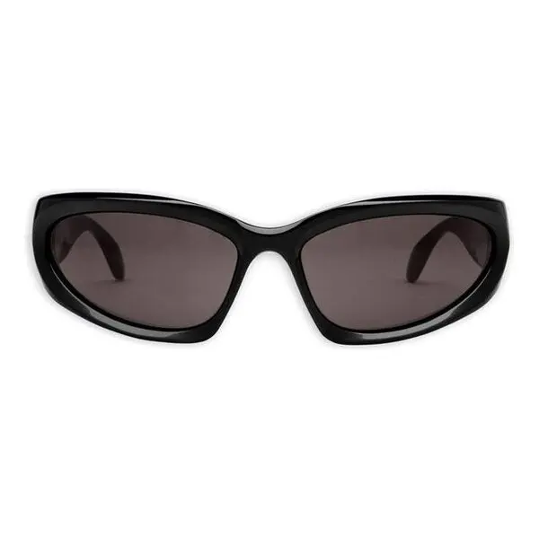Balenciaga Swift Oval Sunglasses - Black