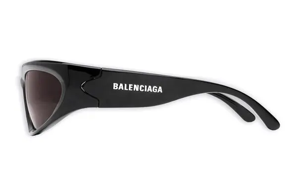 Balenciaga Swift Oval Sunglasses - Black