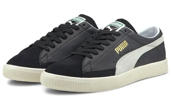 PUMA Basket Vintage Sneakers - Black/white/khaki