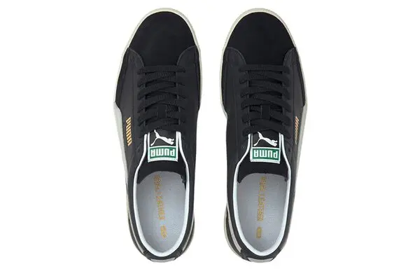 PUMA Basket Vintage Sneakers - Black/white/khaki