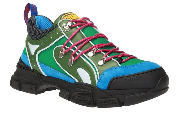 Gucci Flashtrek Sneakers - Green/blue