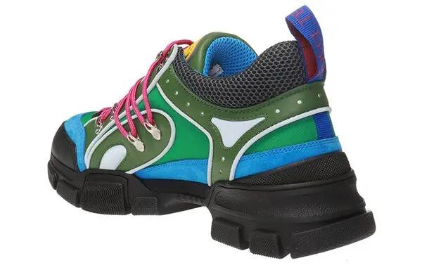 Gucci Flashtrek Sneakers - Green/blue