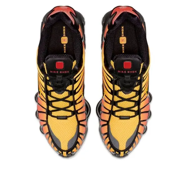 Nike Shox Tl "sunrise Gradient" Sneakers - Orange/red/black
