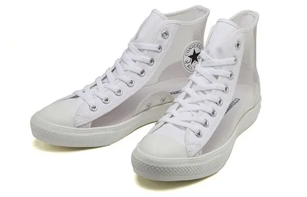 CONVERSE Chuck Taylor All Star High Top Clear Material Sneakers - White