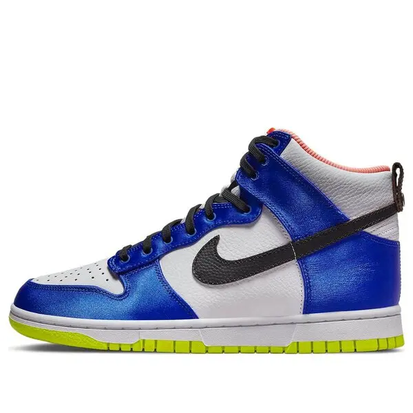 Nike Dunk High "blue Satin" Sneakers - White/blue