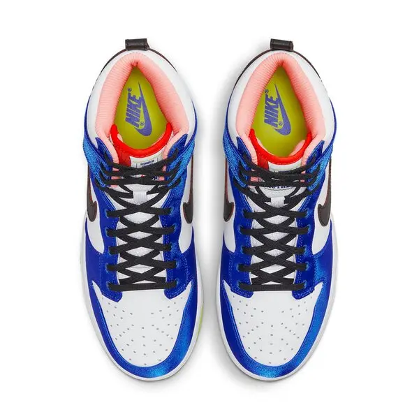 Nike Dunk High "blue Satin" Sneakers - White/blue