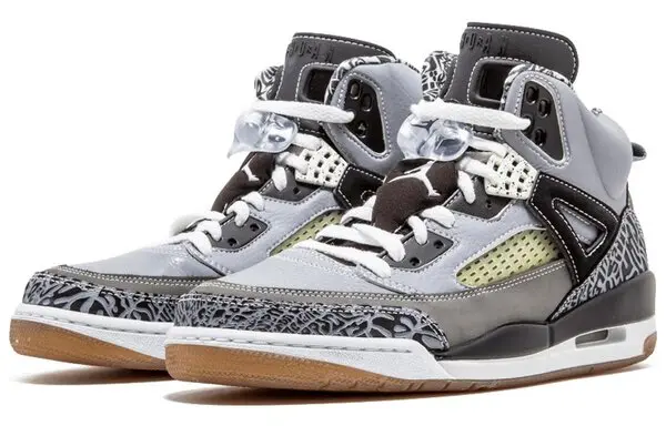 JORDAN Air Spizike High Top Sneakers - Grey