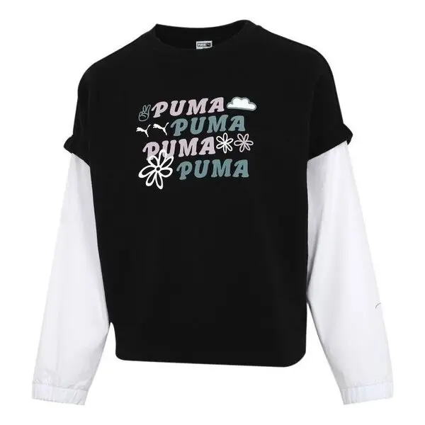 PUMA 2-fer Graphic Vest Top - Black