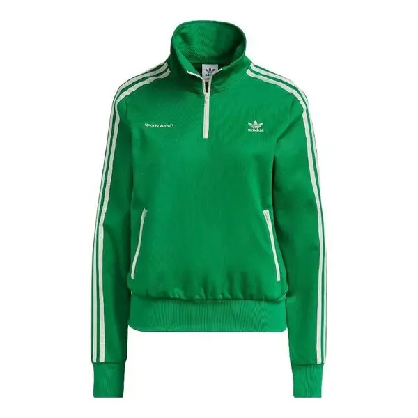 Adidas Sporty & Rich X Half-zip Track Jacket - Green