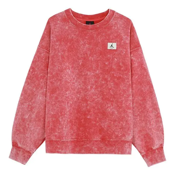 JORDAN Oversize Fleece Sweatshirt - Red