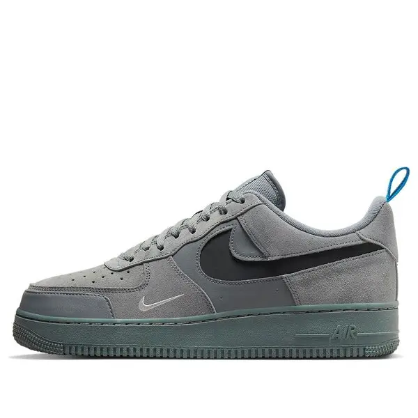 Nike Force 1 Low "cut Out Swoosh Grey - Grey/green