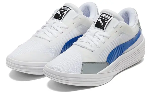 PUMA Clyde All Pro Team Sneakers - White/royal Blue