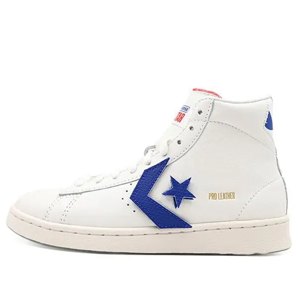 CONVERSE Pro Leather High Top "birth Of Flight" Sneakers - White/blue