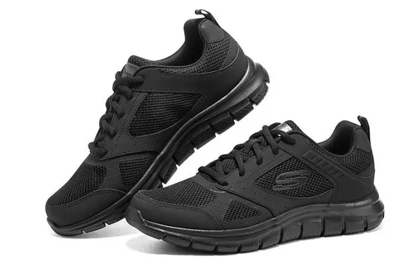 Sketchers Sports Track "pure" Athletic Sneakers - Black