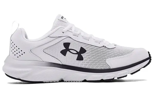 Under Armour Charged Assert Athletic Sneakers - White/black