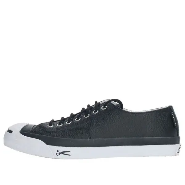 CONVERSE X Denham Leather Jack Purcell Sneakers - Black
