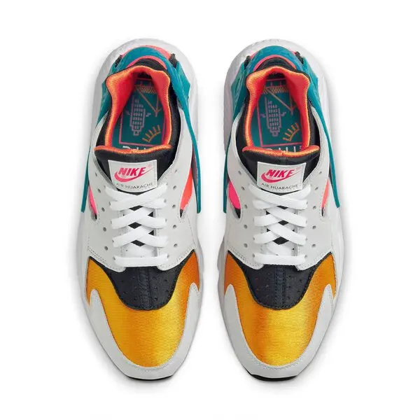 Nike Huarache Run Nyc Sneakers - Grey/black/teal