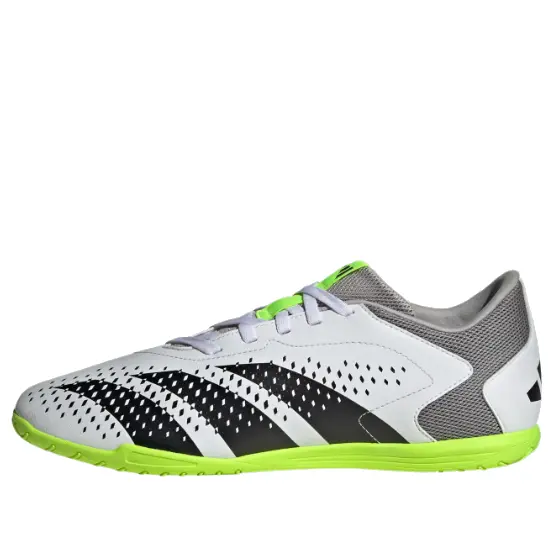 Adidas Predator Accuracy.4 In Sneakers - Cloud White/core Black/lucid Lemon