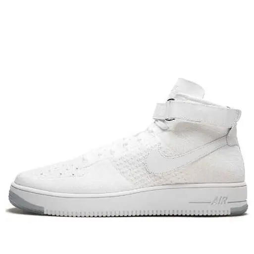 Nike Force 1 Ultra Flyknit Mid Sneakers - White