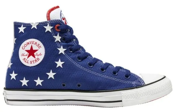 CONVERSE Chuck Taylor All Star Franchise High Top Sneakers - Blue/red