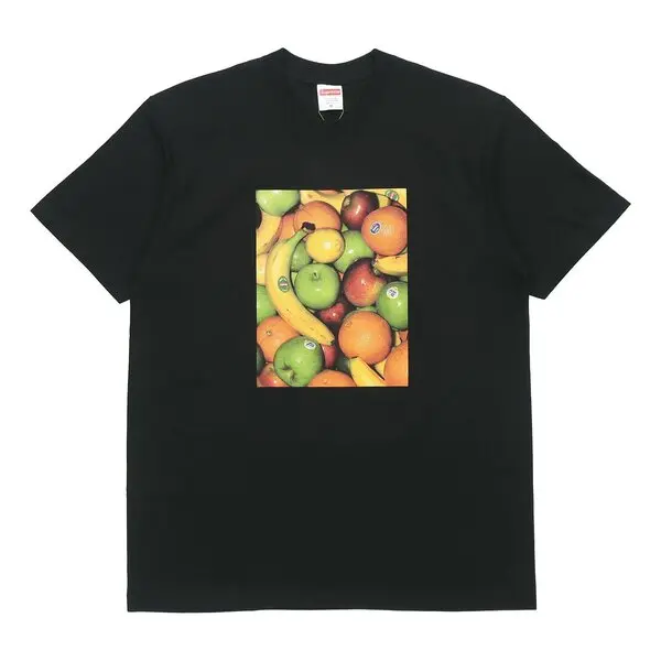 Supreme Ss19 Fruit Tee Casual Short Sleeve - Black