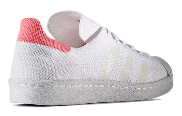 Adidas Superstar 80s Primeknit Sneakers - White/pink