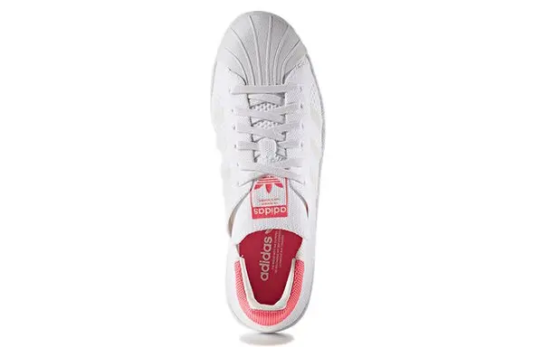 Adidas Superstar 80s Primeknit Sneakers - White/pink