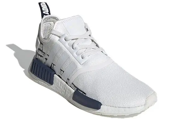 Adidas Nmd_r1 Sneakers With Wordmark Heel Stripe - White