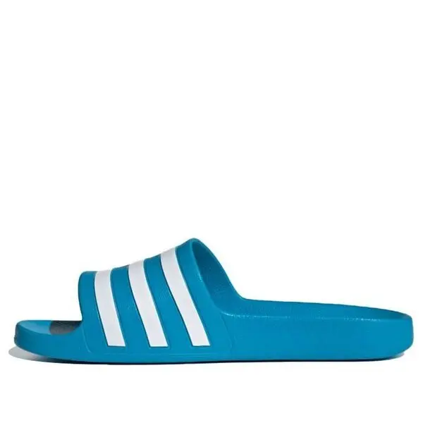 Adidas Adilette Aqua Slides - Blue/white
