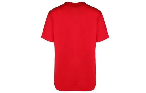 Gucci Band Embroidered Large Logo Short Sleeve - Red