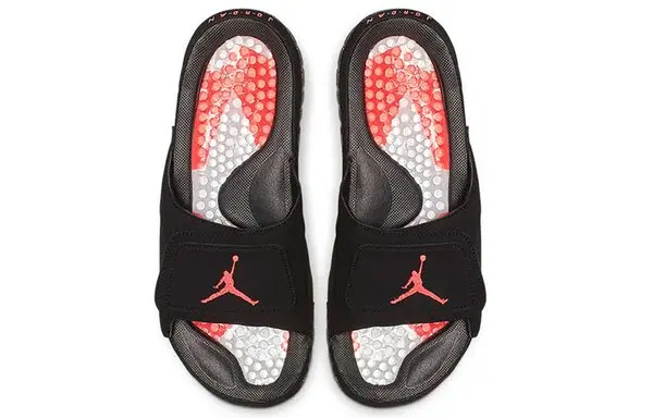 JORDAN Air Hydro 6 Retro Slides - Black/infrared 23